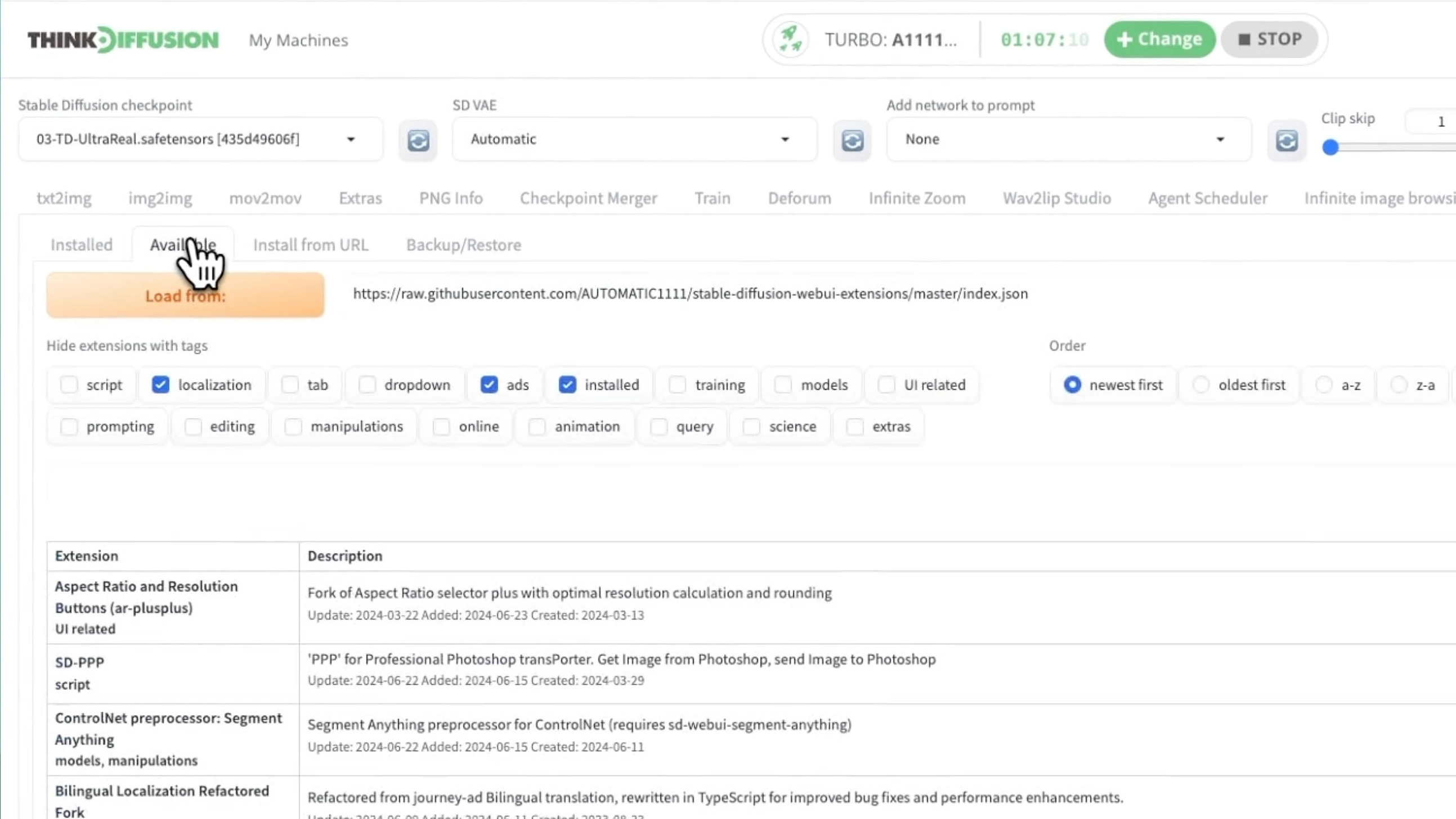 ThinkDiffusion: Education